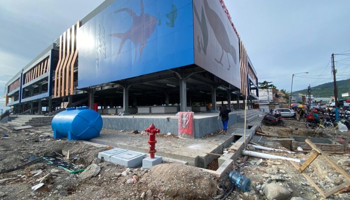 Segera Dirampungkan PUPR Banggai, Ini Tampilan Pasar Modern Simpong ...