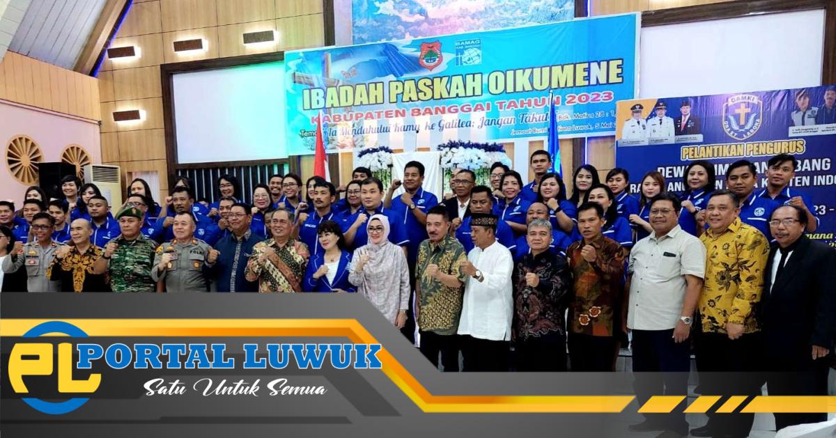 Perayaan Paskah Oikumene 2023 di Gereja Bukit Moria Luwuk