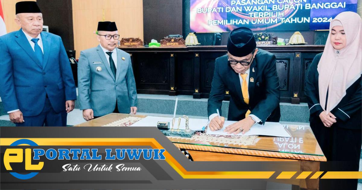 DPRD Umumkan Penetapan AT-FM, Pimpim Banggai 2025-2030